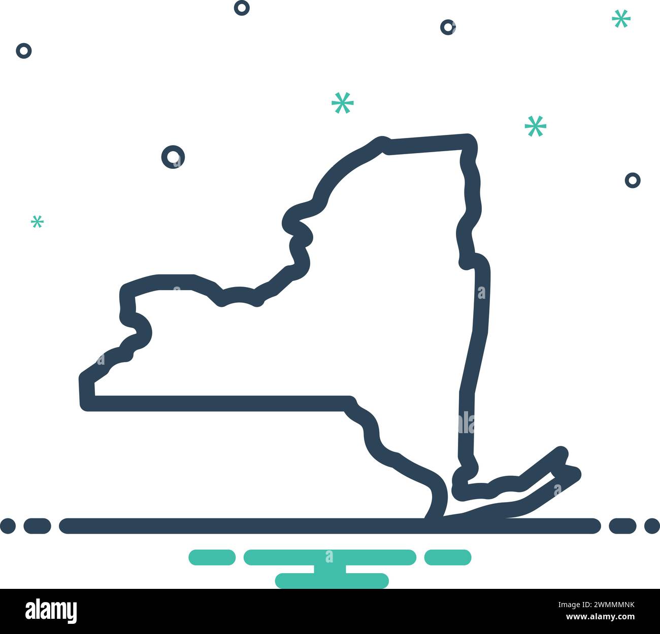 Nyc map hi-res stock photography and images - Alamy