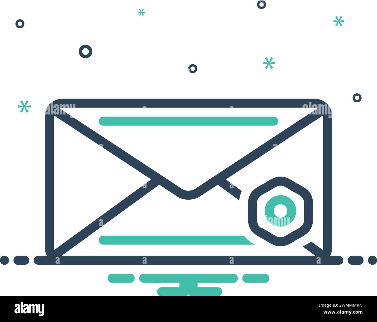 Icon for envelope,covering Stock Vector Image & Art - Alamy