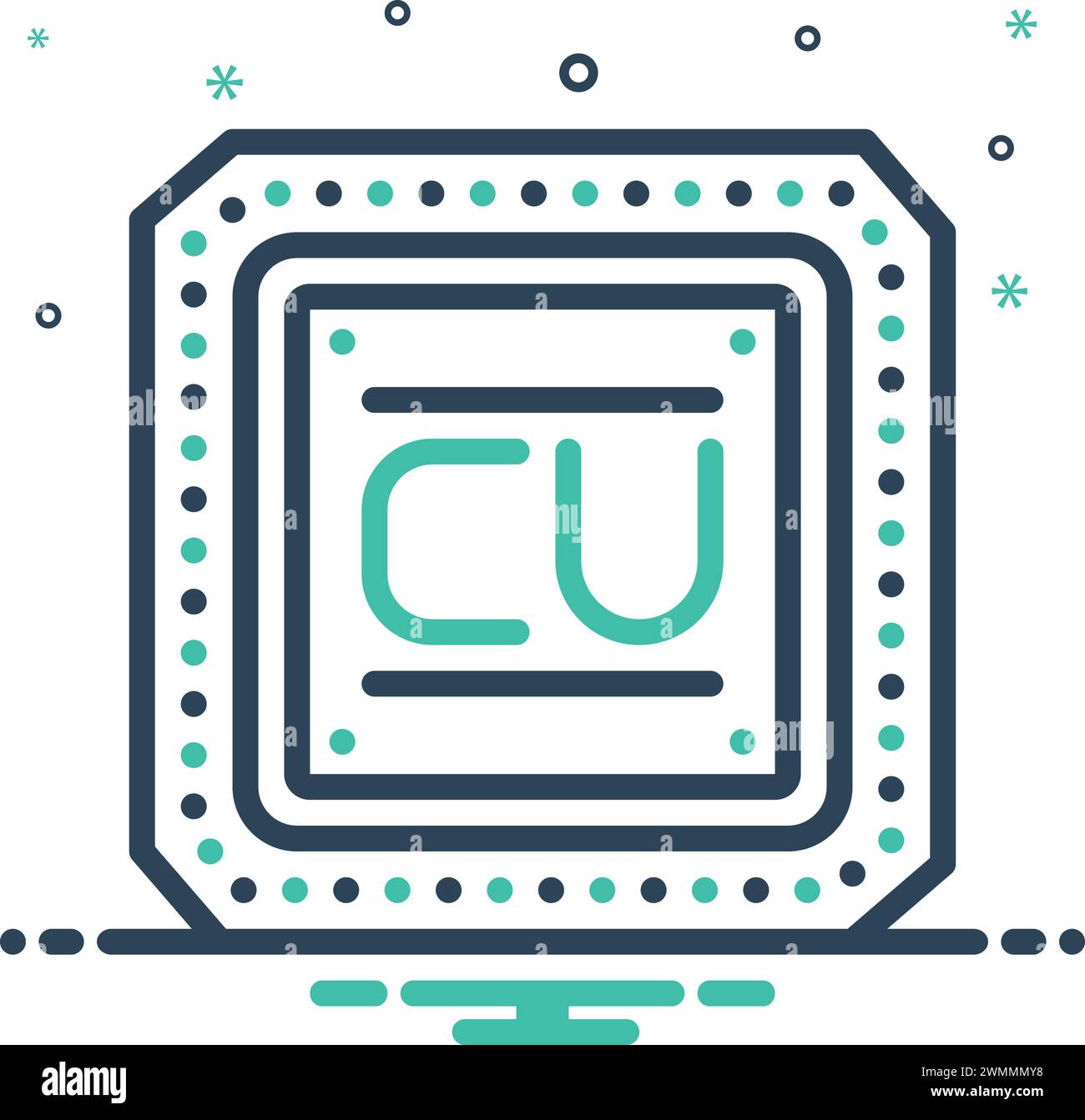 Copper cu Stock Vector Images - Alamy