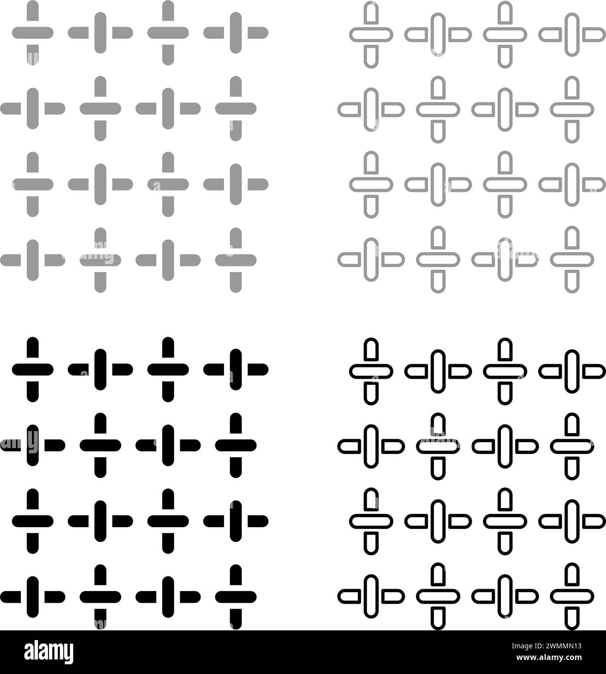 Textile tissue icon flat Black and White Stock Photos & Images - Alamy