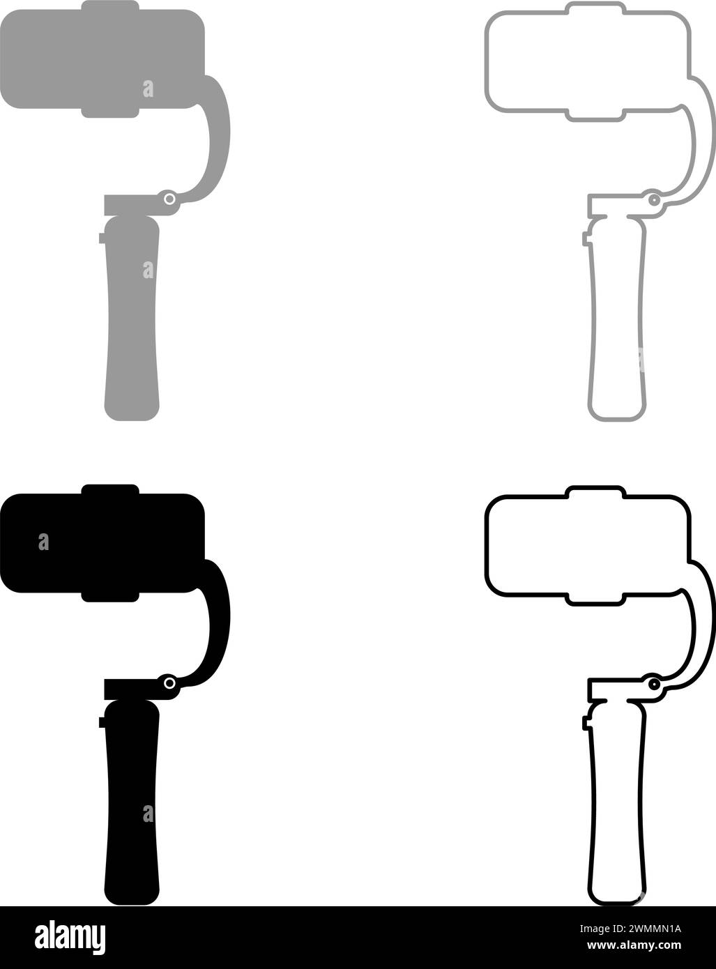 Gimbal mobile stabilizer for smartphone camera cell phone steady cam ...