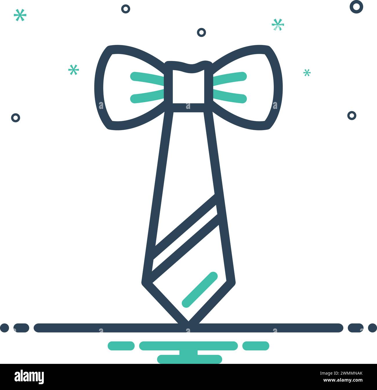 Icon for tied,necktie Stock Vector Image & Art - Alamy