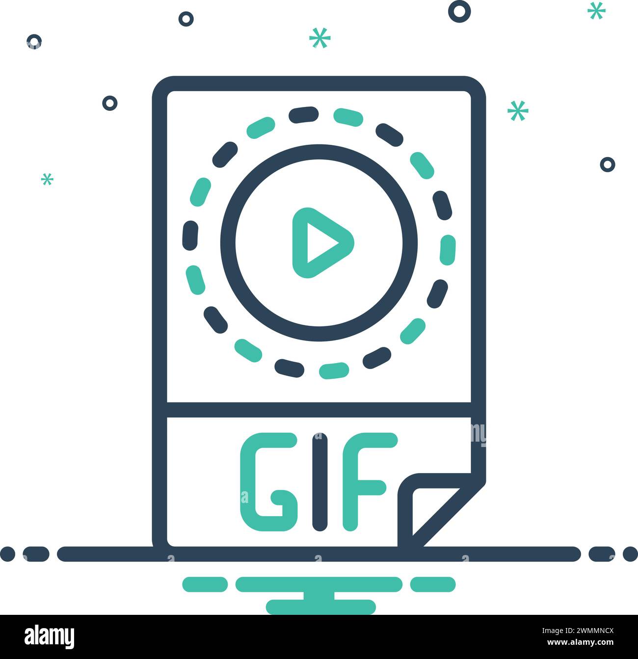 Icon for gif,file Stock Vector Image & Art - Alamy