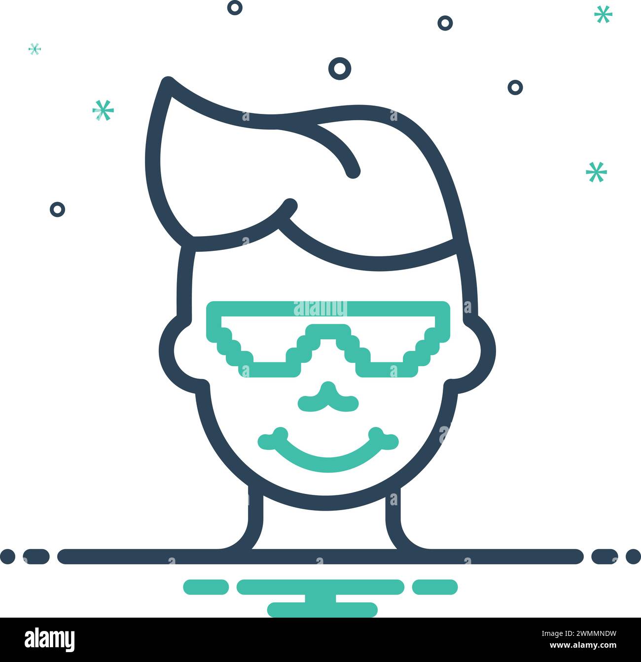 Smart is cool Stock Vector Images - Alamy