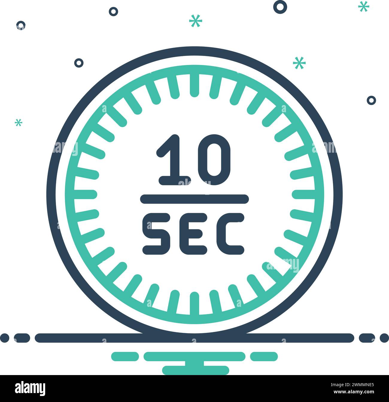 Icon for seconds,timer Stock Vector Image & Art - Alamy