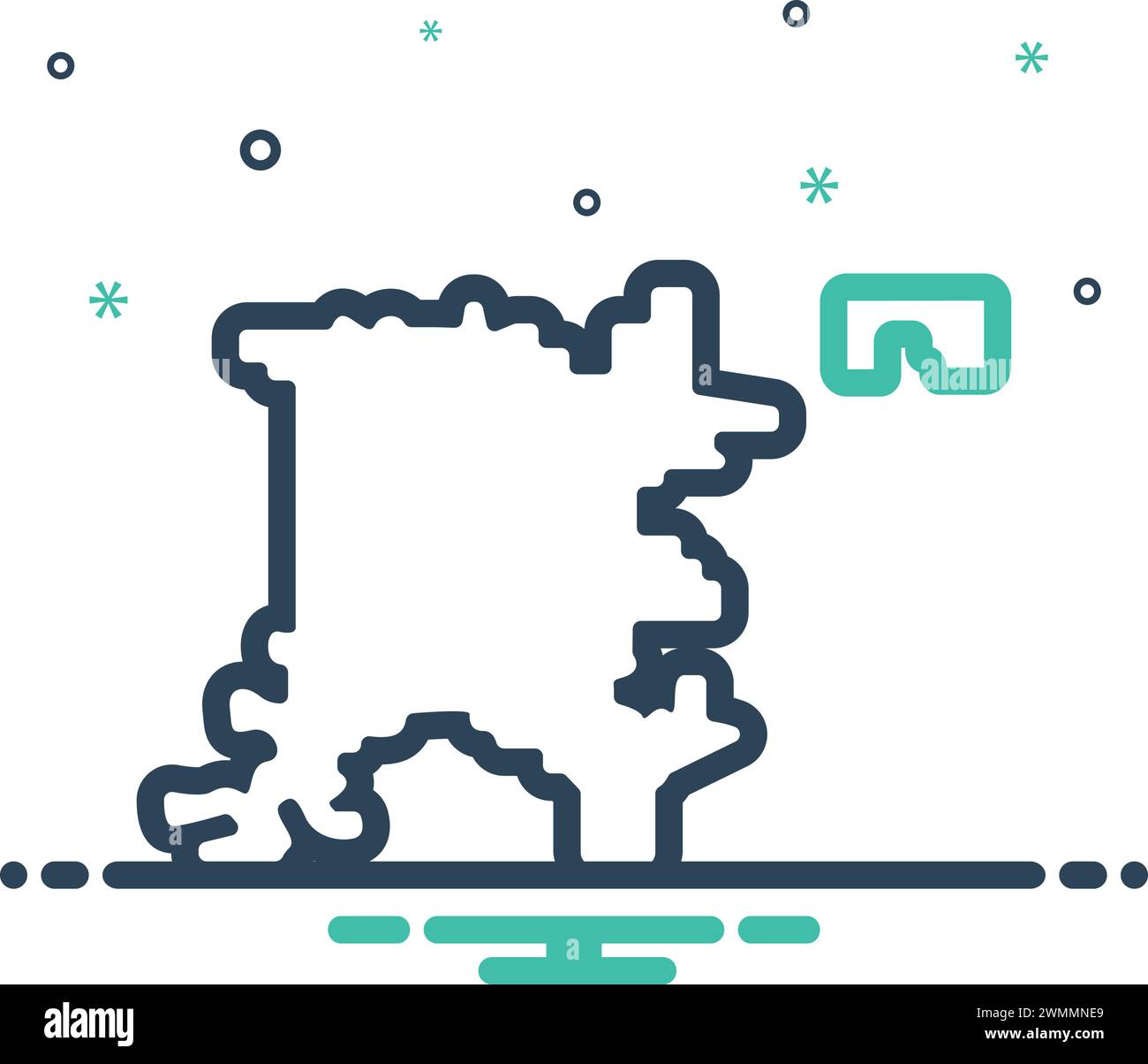 Denver map hi-res stock photography and images - Alamy