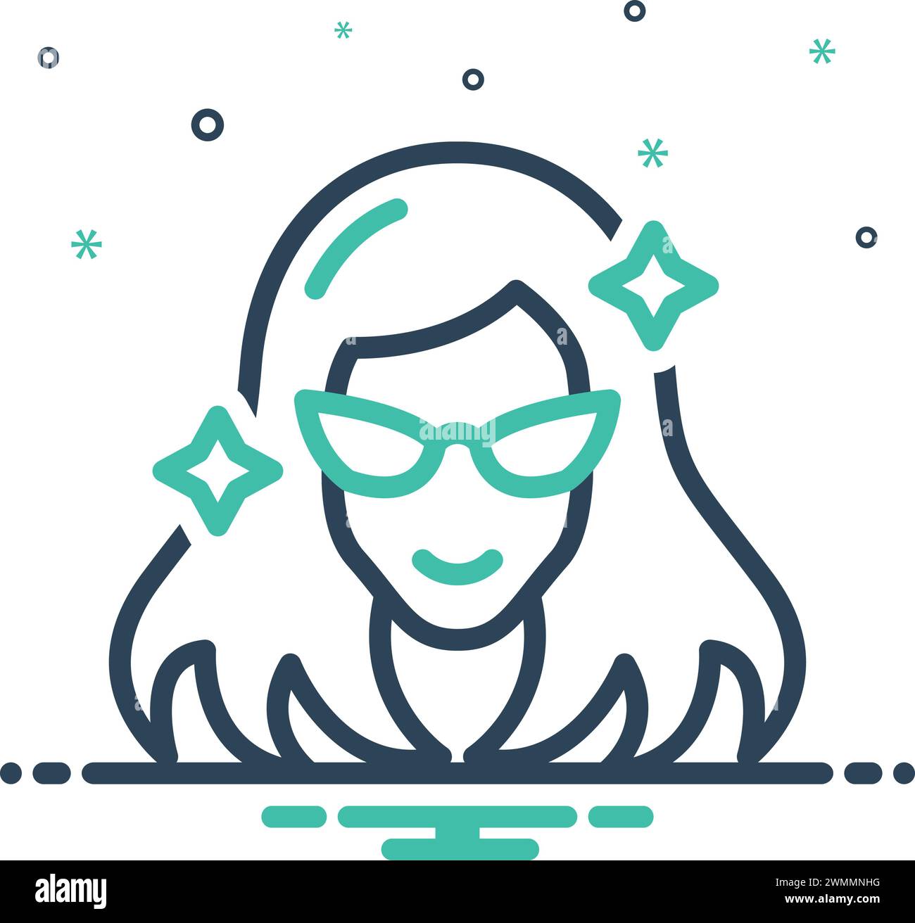 Icon for gorgeous,good looking Stock Vector Image & Art - Alamy