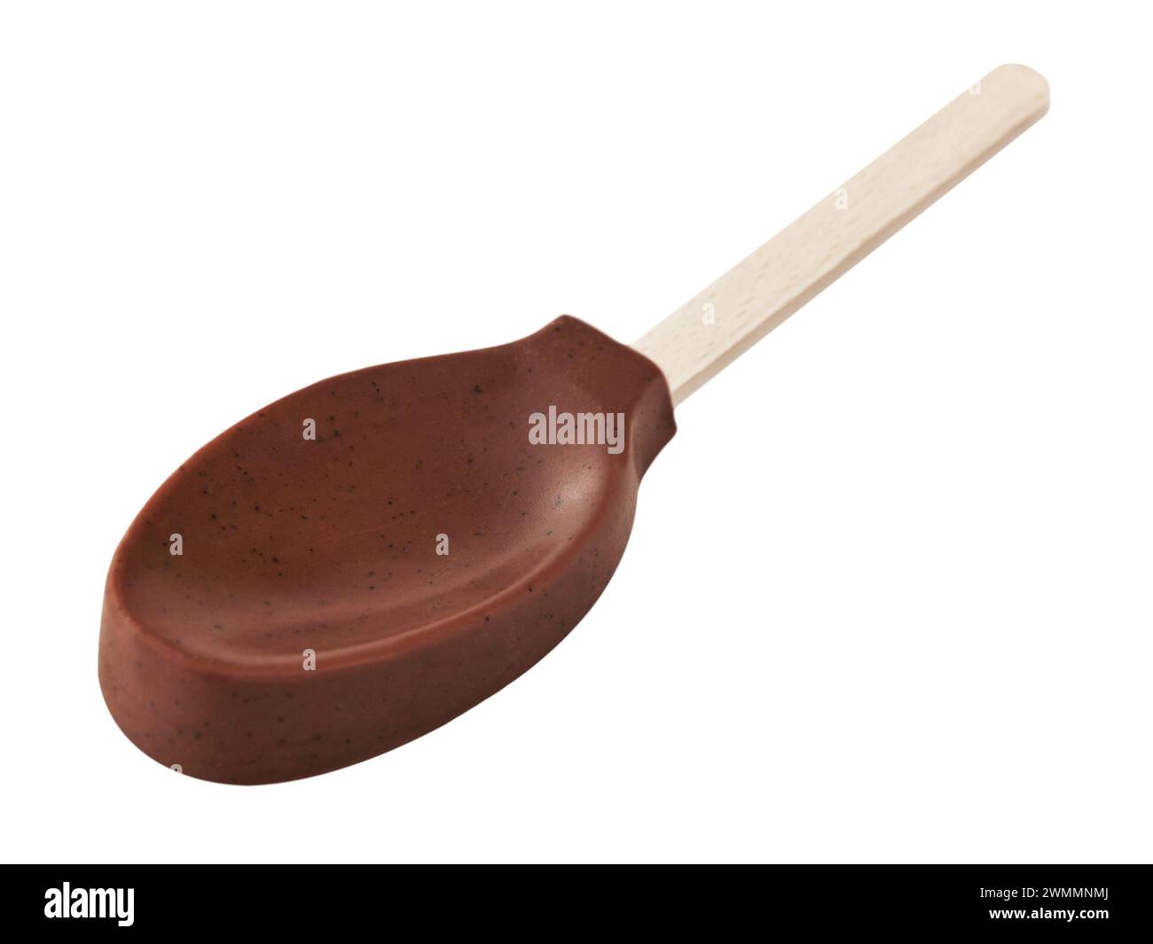 Chocolate spoon isolated on transparent background PNG cut out Stock ...