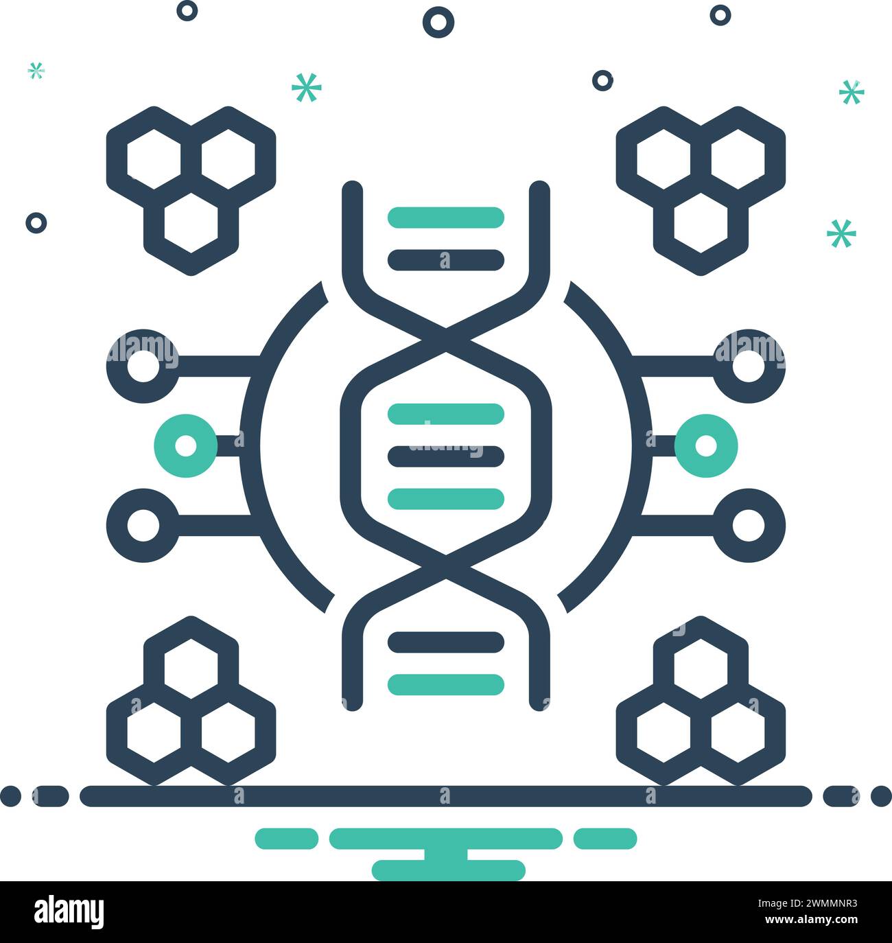Icon for dna,heredity Stock Vector Image & Art - Alamy