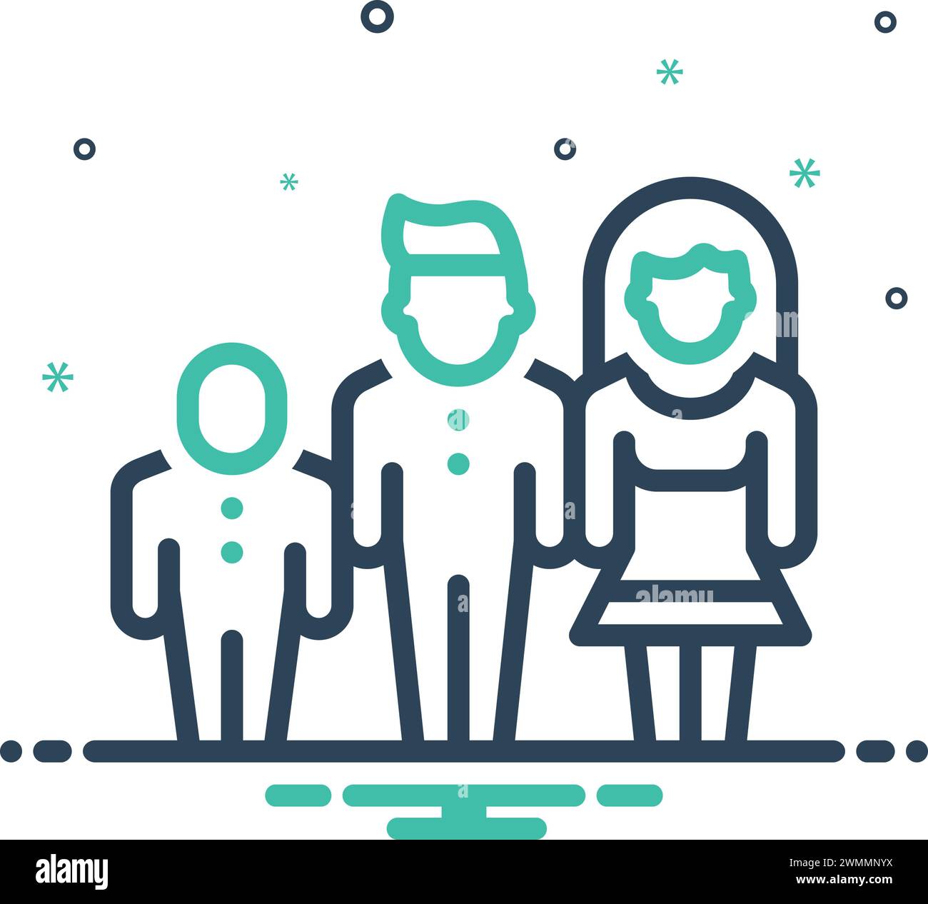 Generations and family Stock Vector Images - Alamy