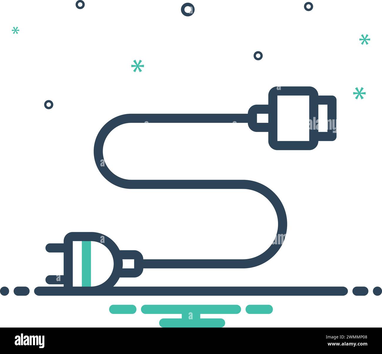 Wired electricity Stock Vector Images - Alamy