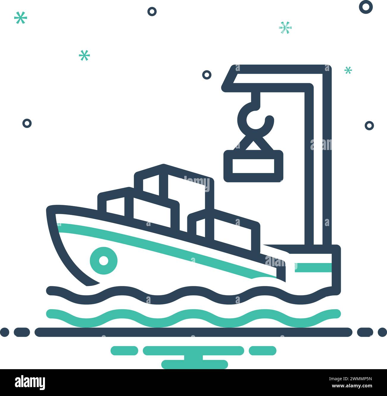 Icon for harbour,port Stock Vector Image & Art - Alamy