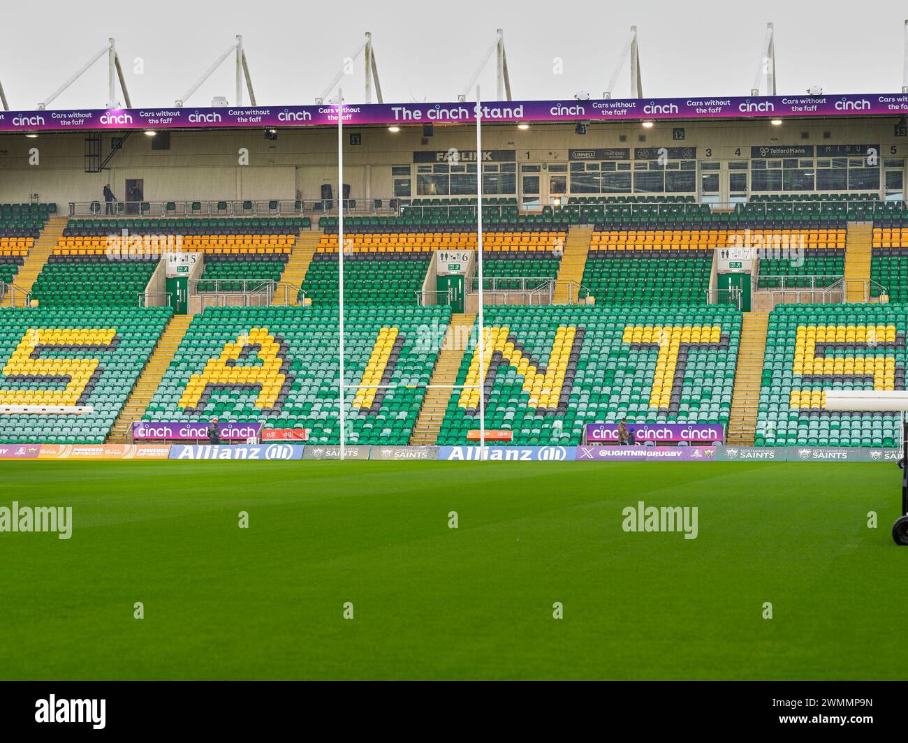 Northampton saints rugby ground hi-res stock photography and images - Alamy