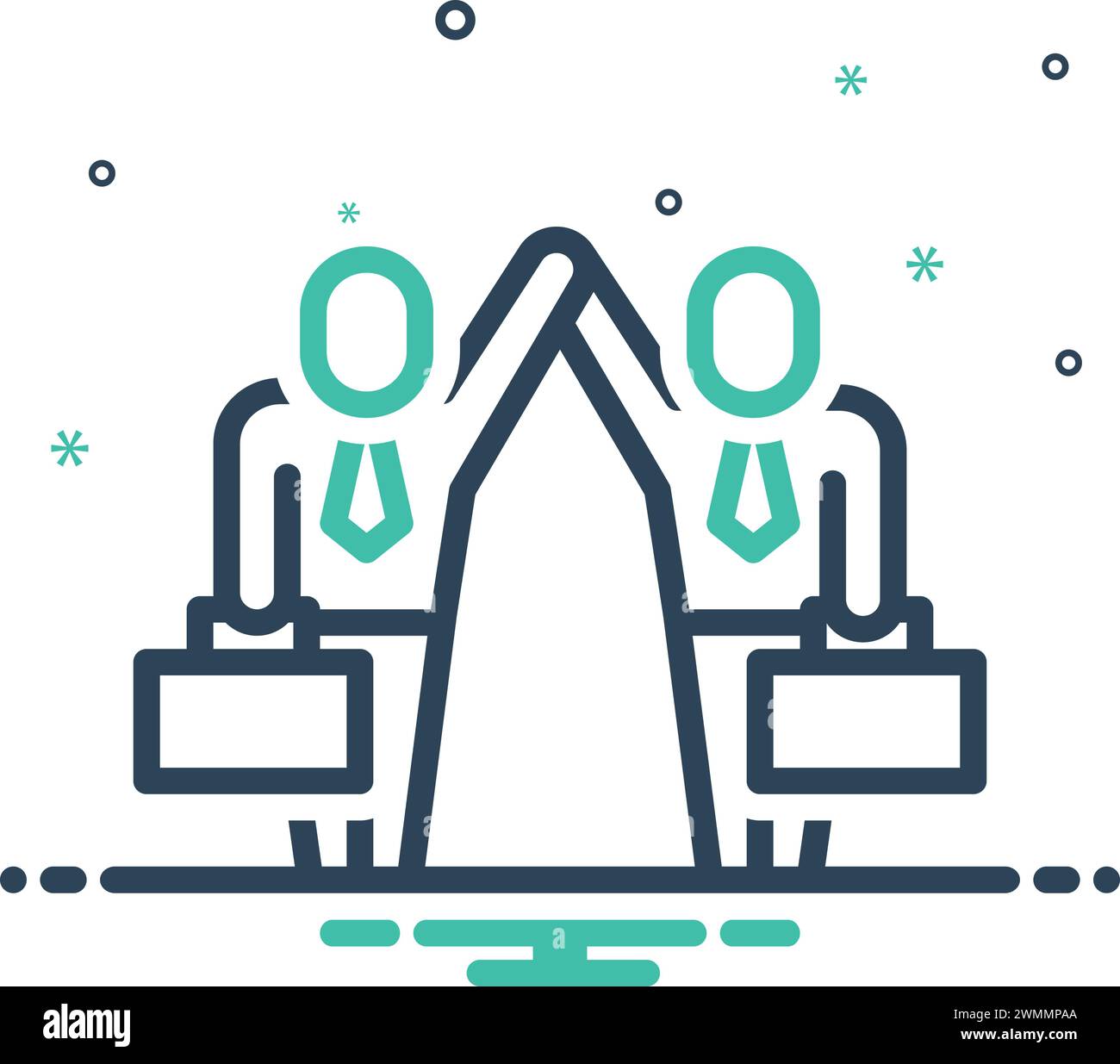 Partnerships symbol Cut Out Stock Images & Pictures - Alamy