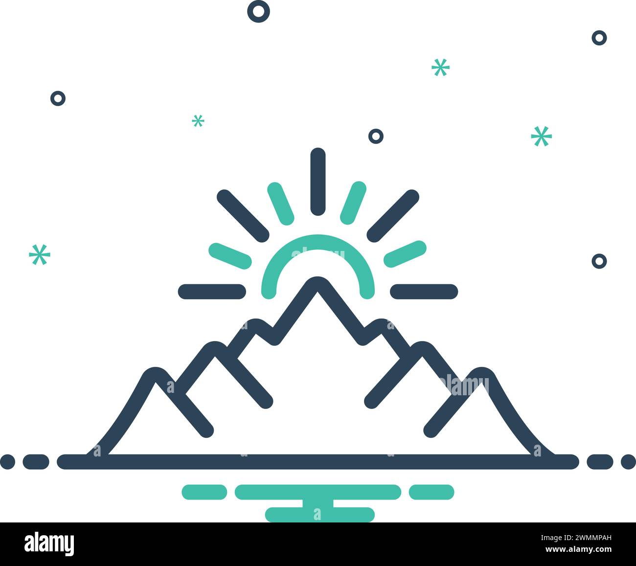 Icon for sunrise,day break Stock Vector Image & Art - Alamy