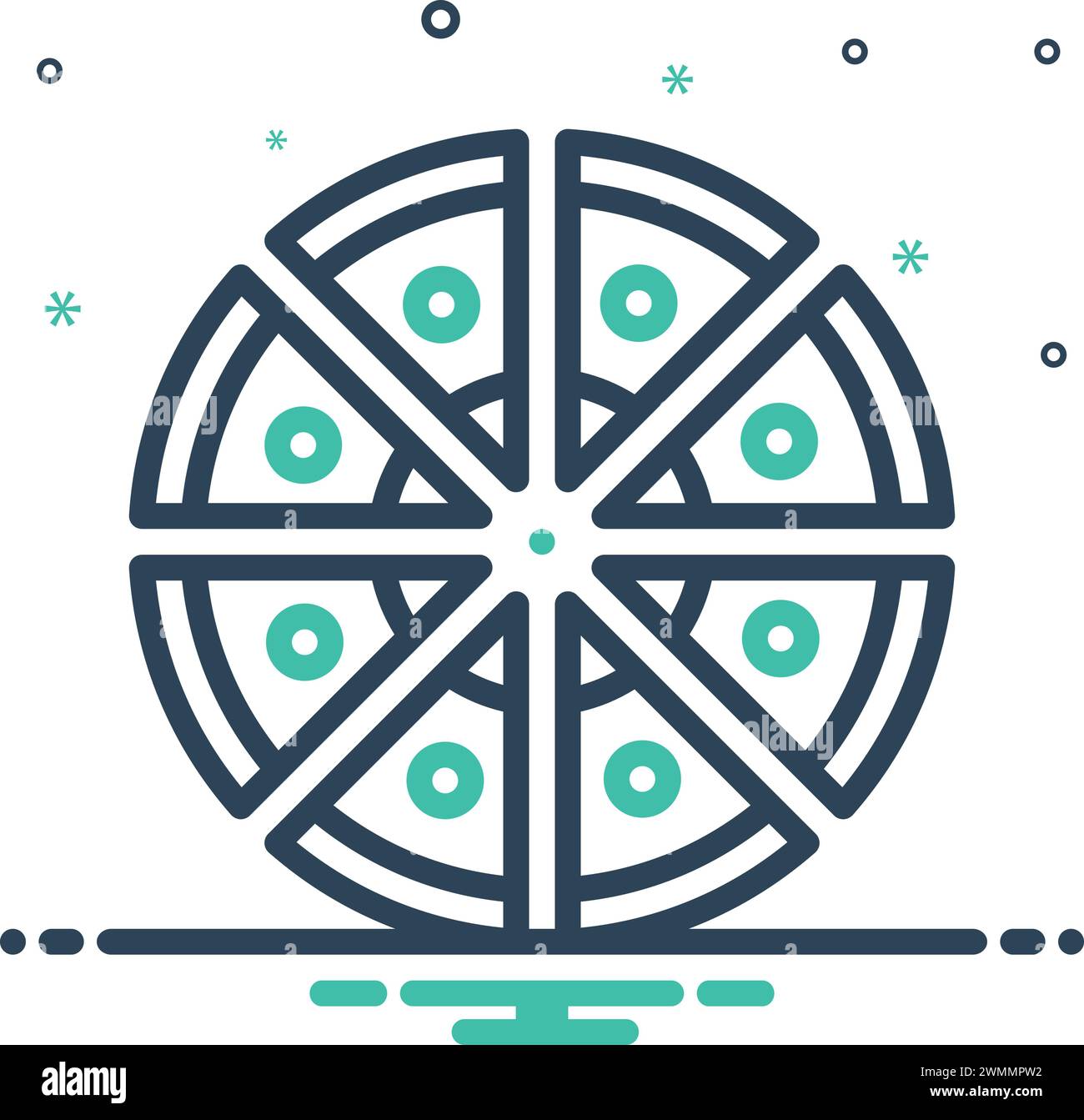 Icon for portion,slice Stock Vector Image & Art - Alamy