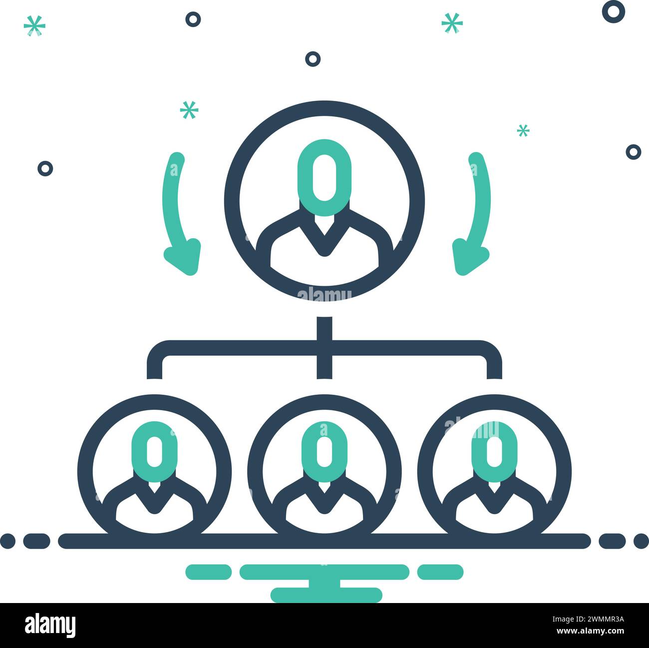 Icon for organizational,supervisory Stock Vector Image & Art - Alamy