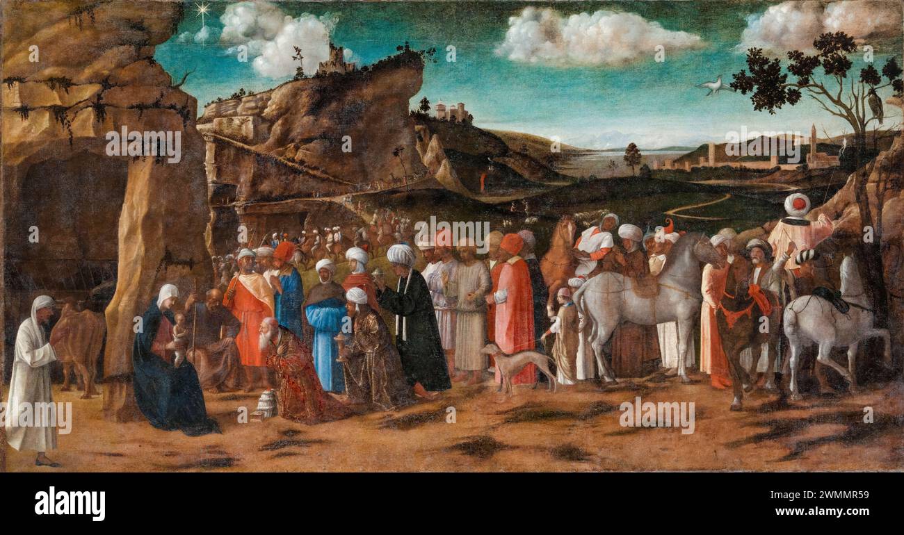 The Adoration of the Kings, painting in oil on canvas by the workshop ...