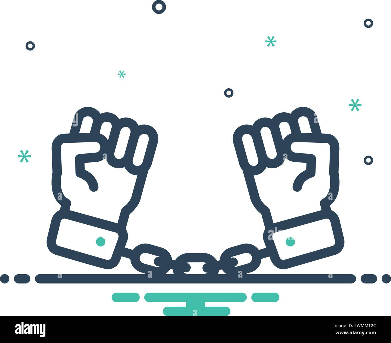 Icon for bind,handcuffs Stock Vector Image & Art - Alamy