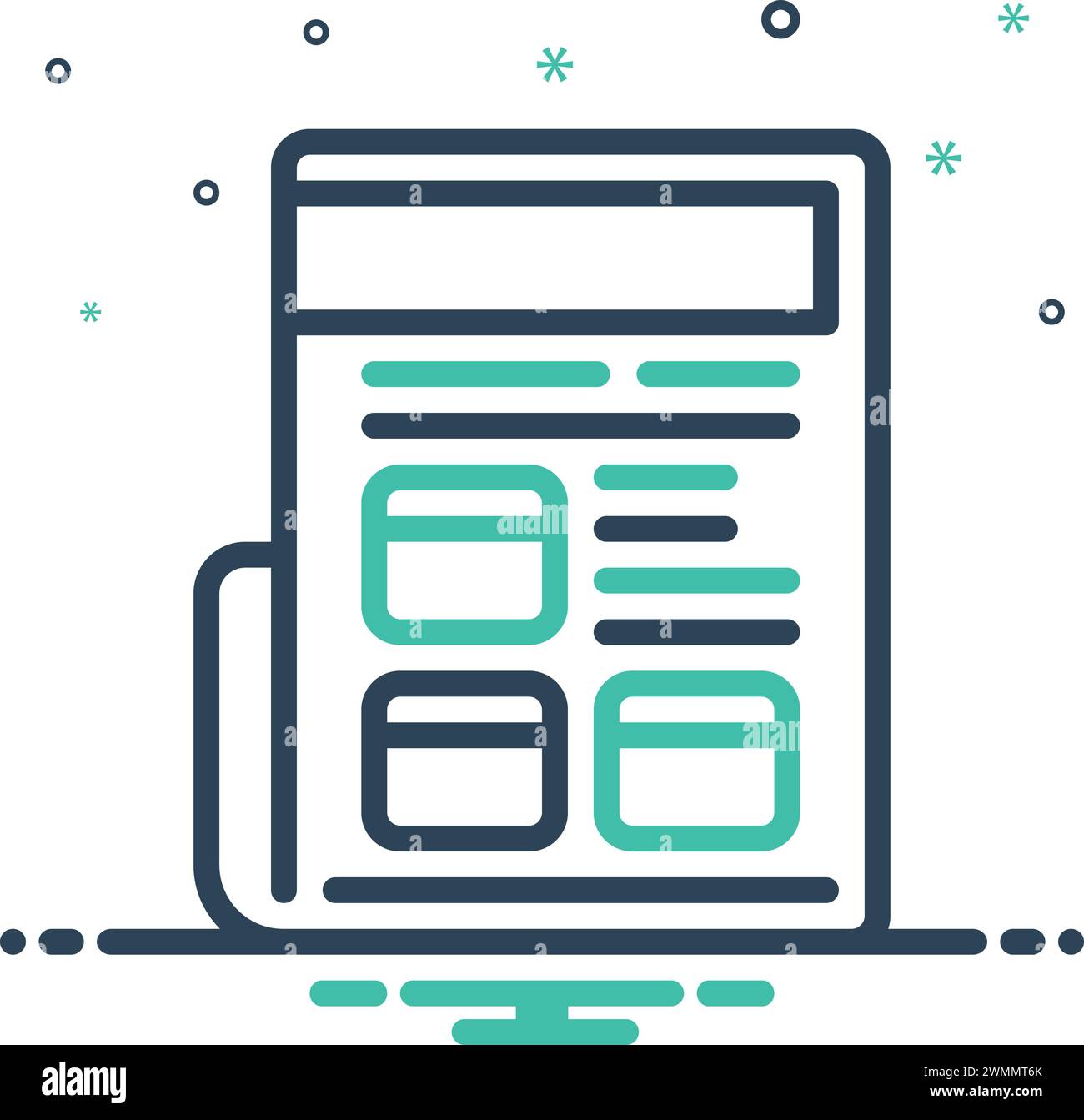 Icon For Classifiedsnewspaper Stock Vector Image And Art Alamy