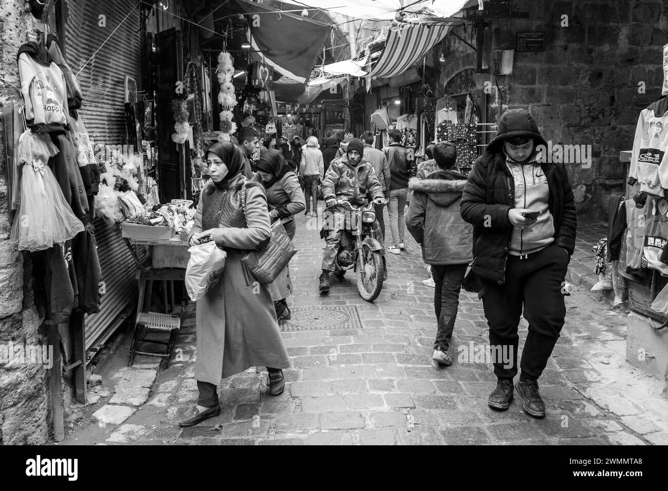 Syria, Aleppo, old souk Stock Photo - Alamy