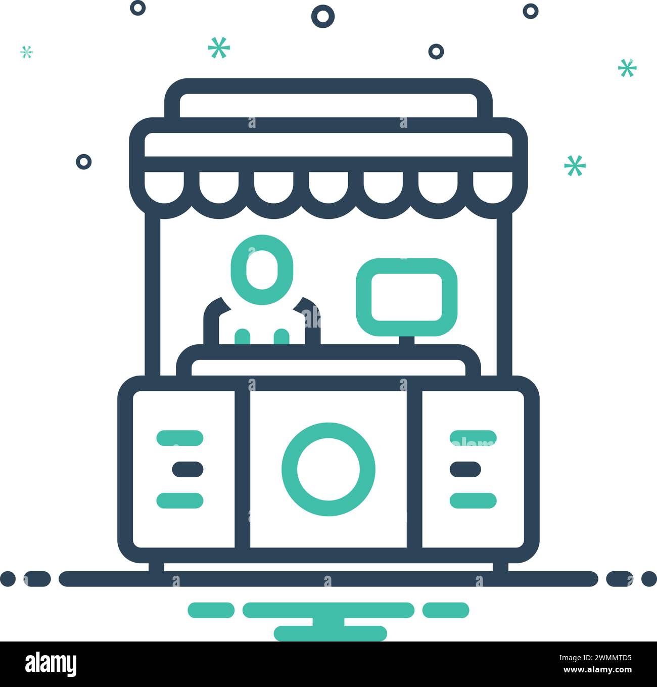 Icon for booth,stall Stock Vector Image & Art - Alamy