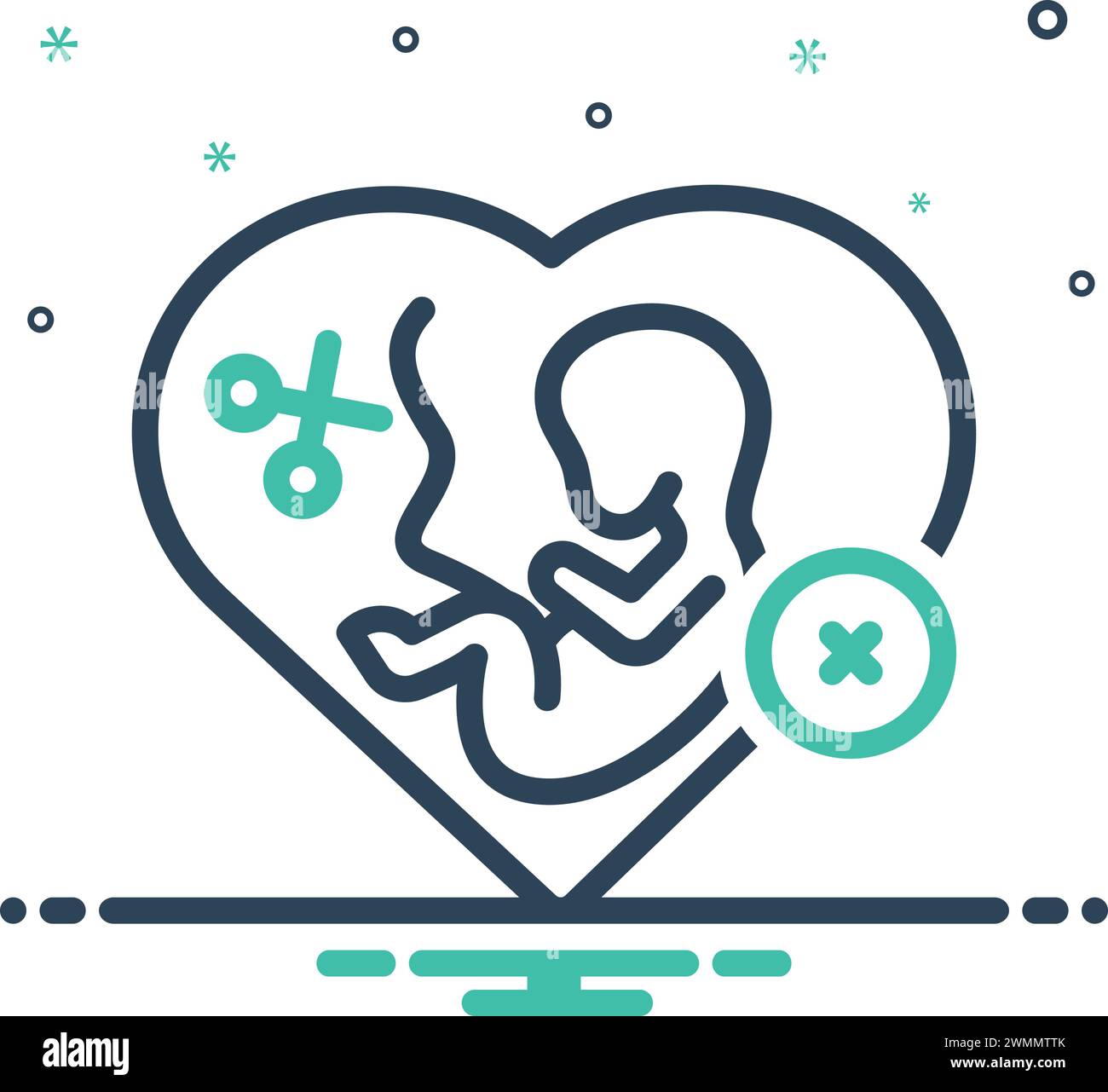 Abortion icon hi-res stock photography and images - Alamy