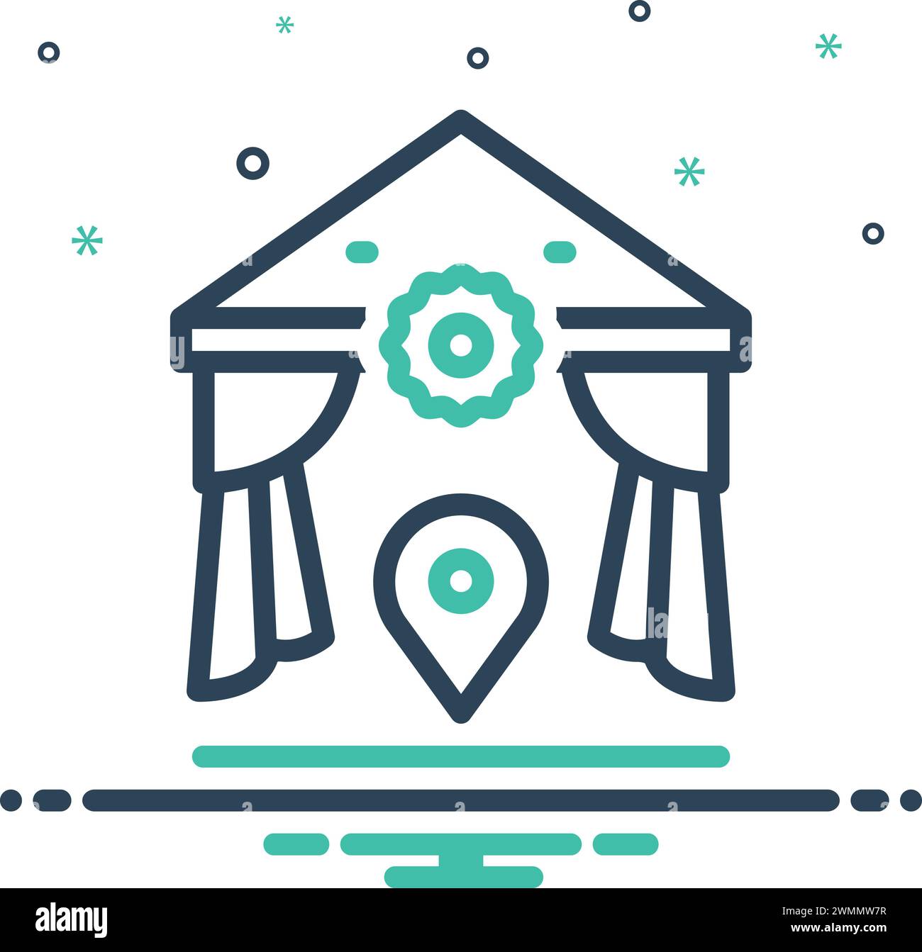 Venues vector vectors hi-res stock photography and images - Alamy