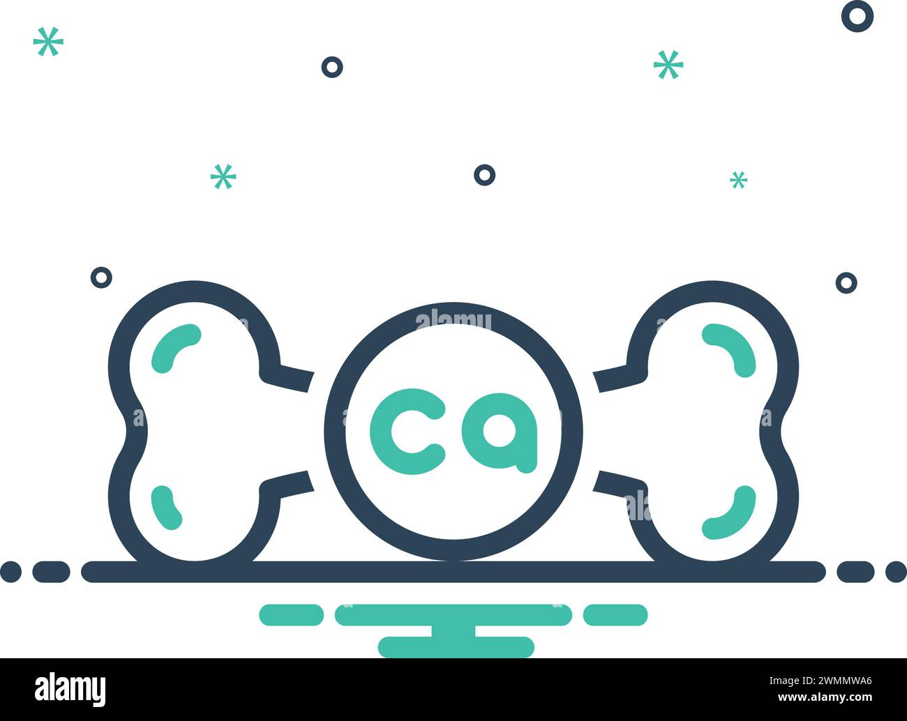 Strong bones illustration Cut Out Stock Images & Pictures - Alamy