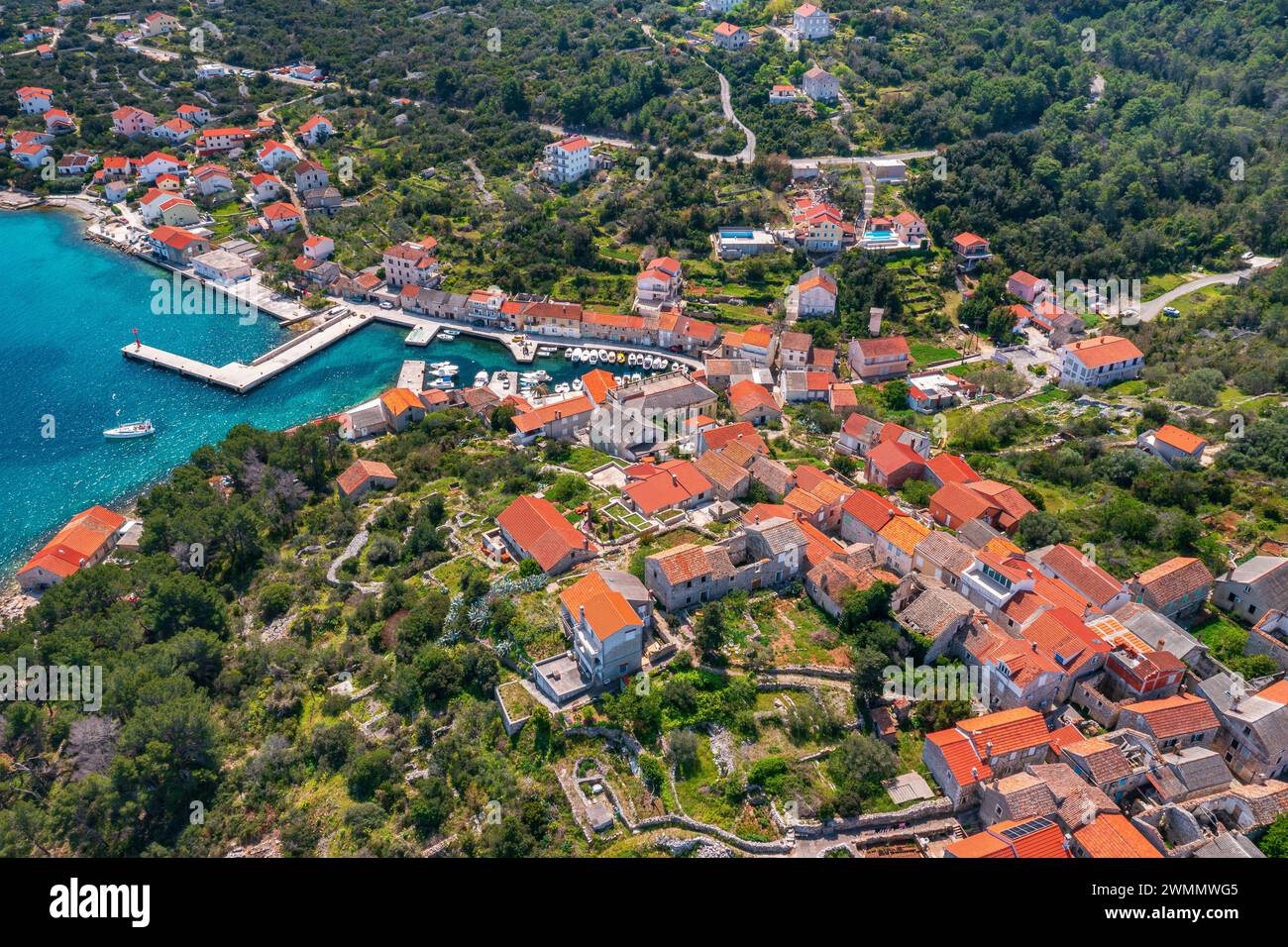 Mali Iž, island Iž Stock Photo - Alamy
