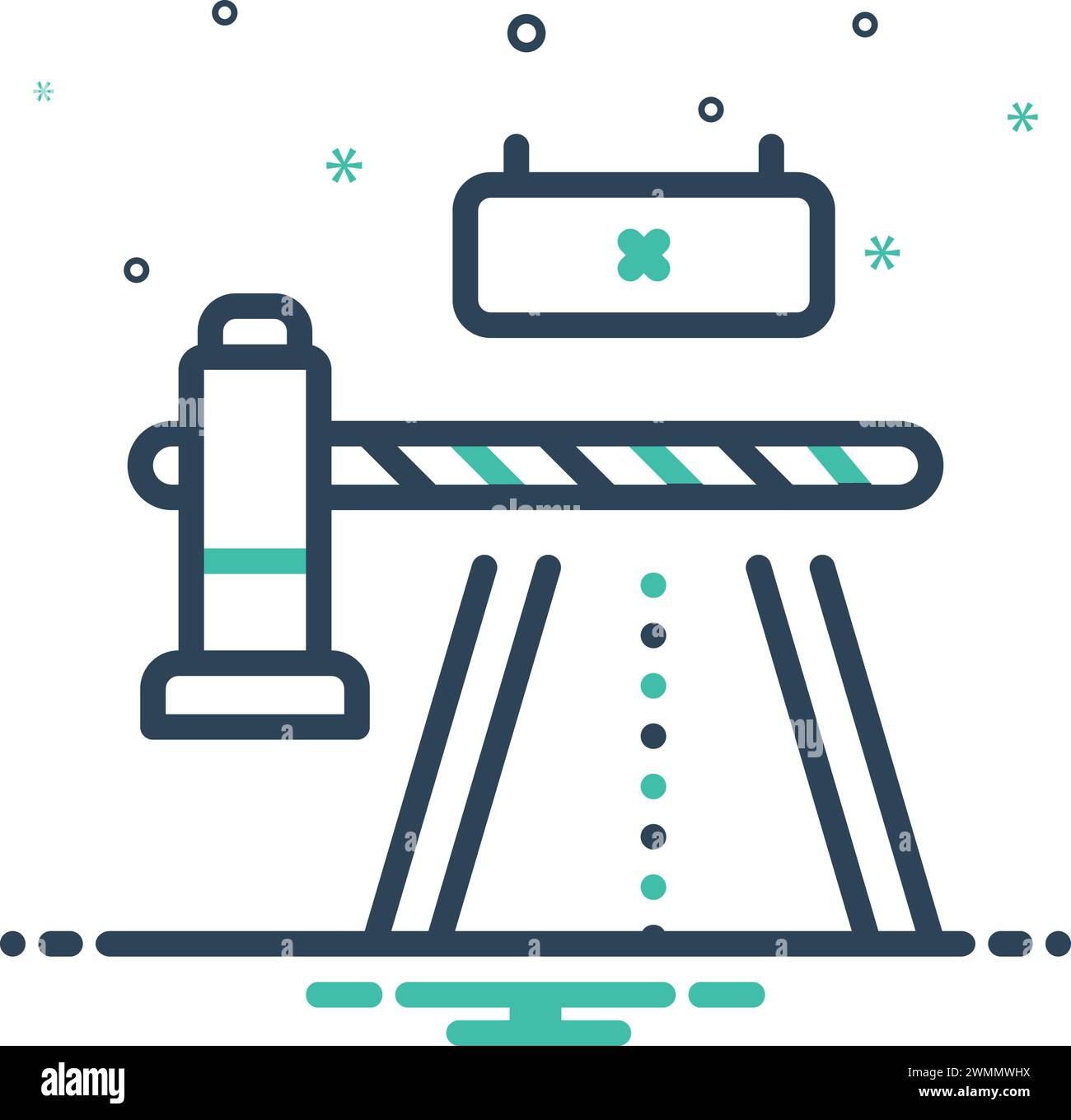 Icon for barrier,fence Stock Vector Image & Art - Alamy