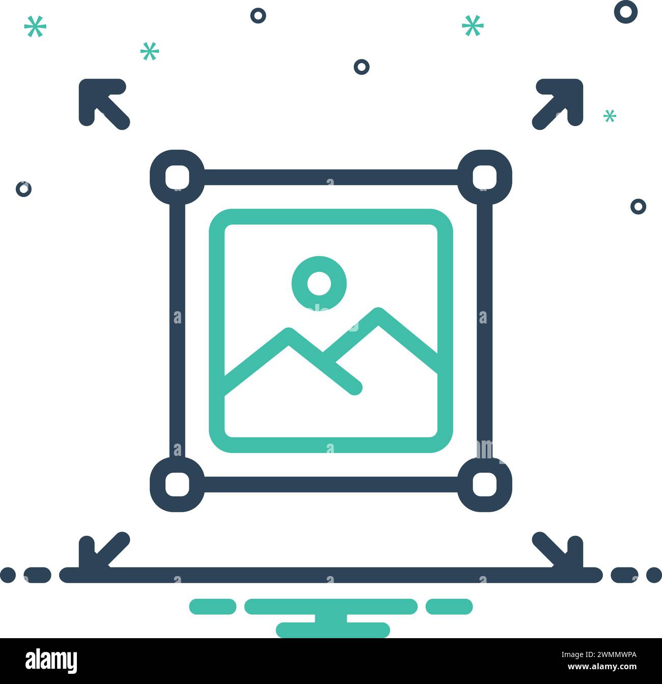 Icon for enlarge,enhance Stock Vector Image & Art - Alamy