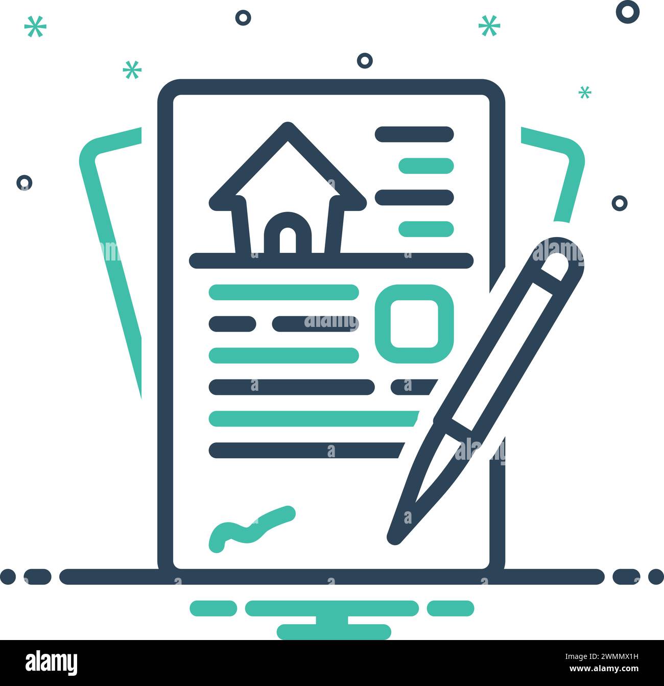 Icon for contracts,deal Stock Vector Image & Art - Alamy