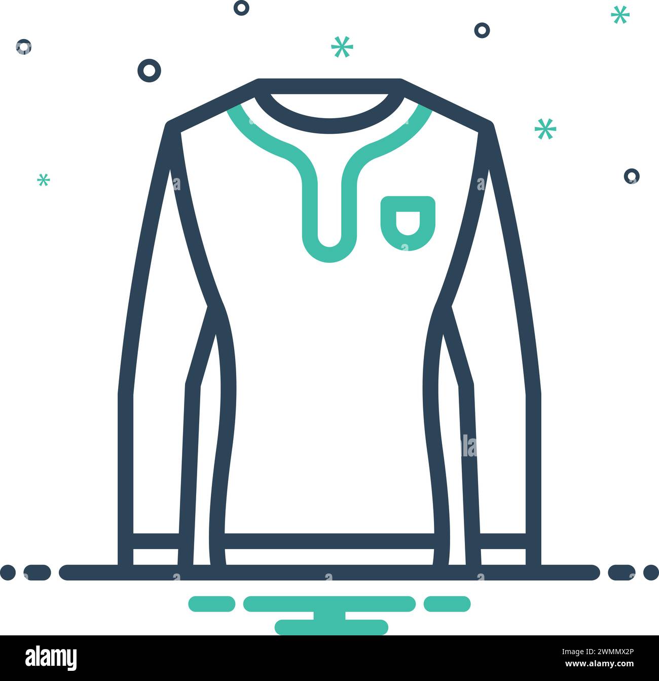 Shirt cuff Stock Vector Images - Alamy
