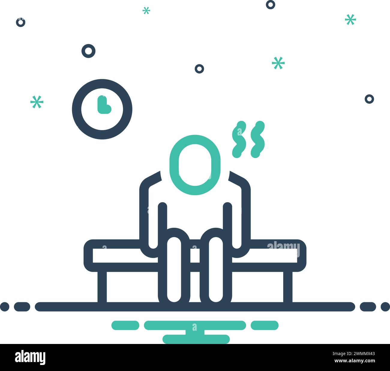 Icon for tired,exhausted Stock Vector Image & Art - Alamy