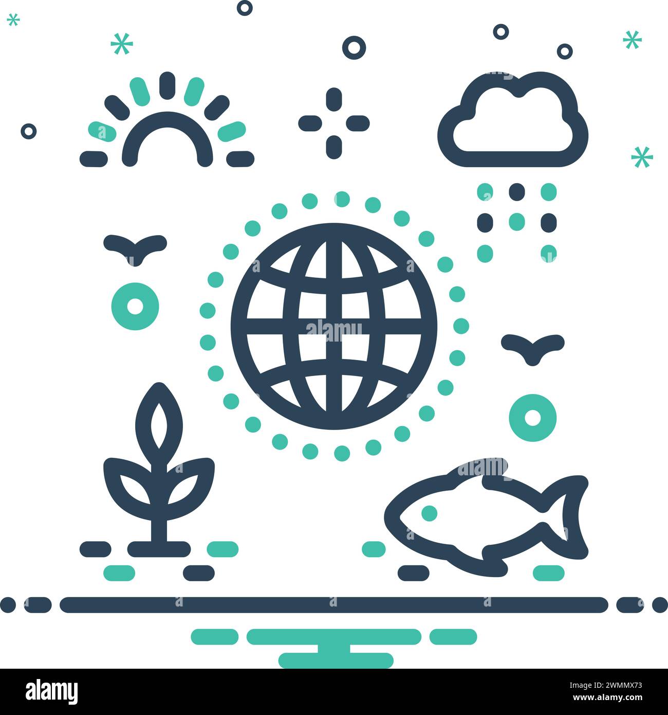 Biodiversity preservation Stock Vector Images - Alamy