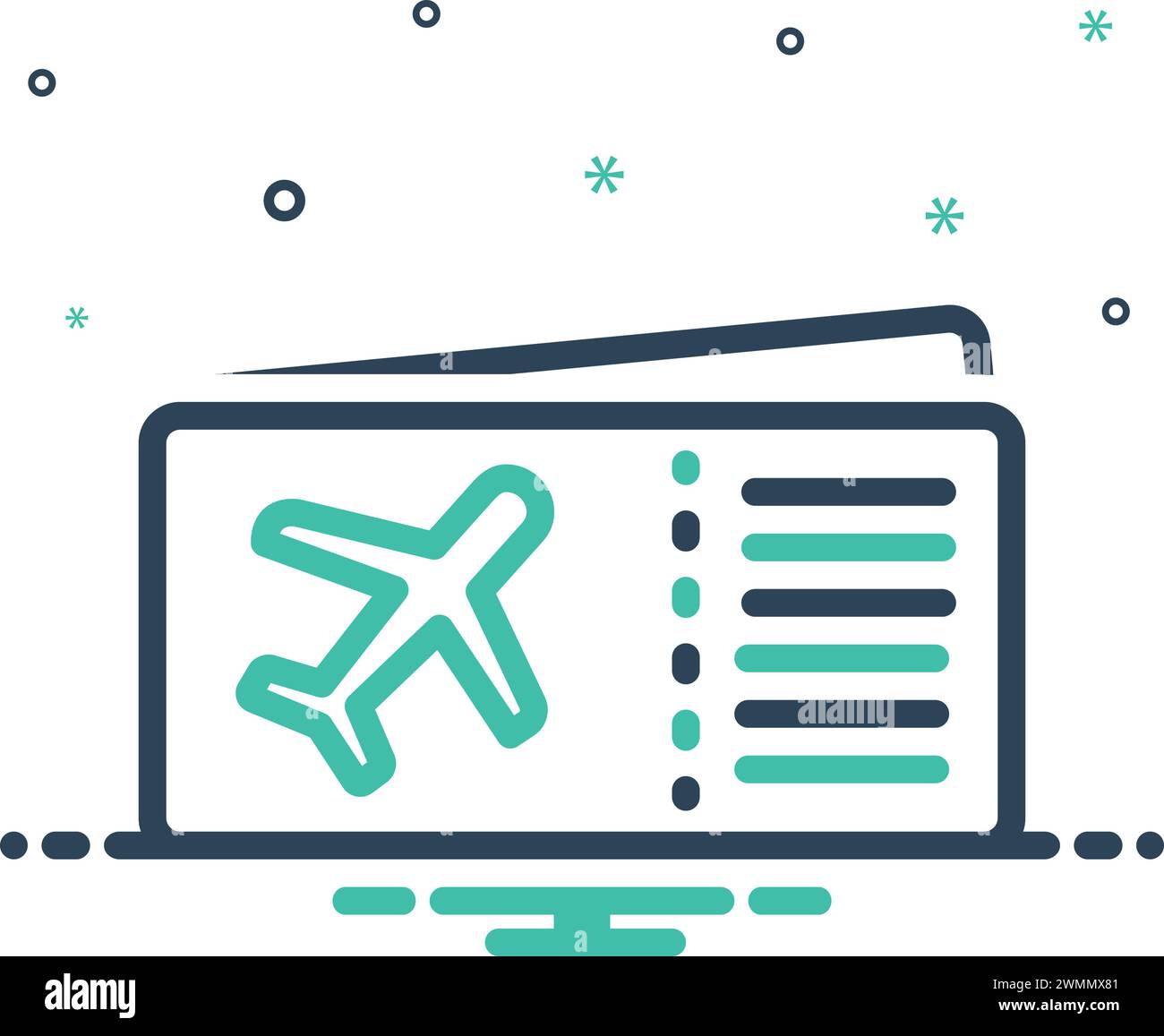Airfare vector vectors hi-res stock photography and images - Alamy