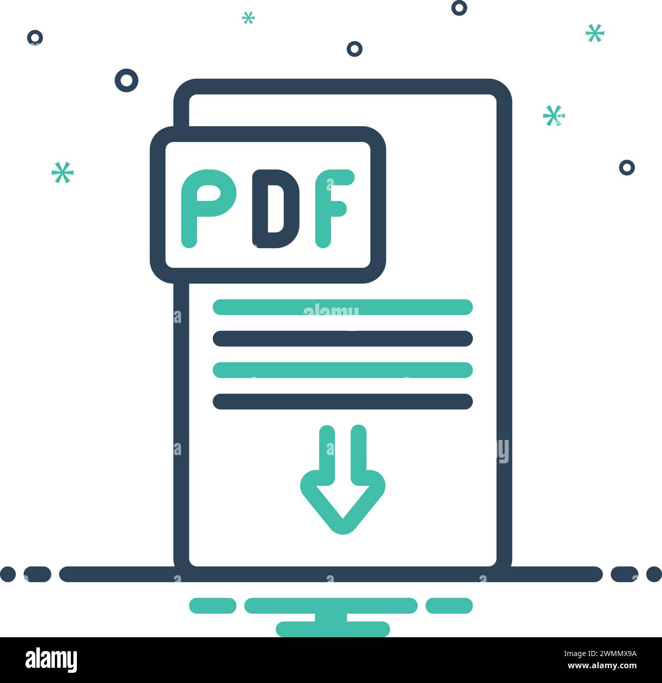 Pdf file logo hi-res stock photography and images - Alamy