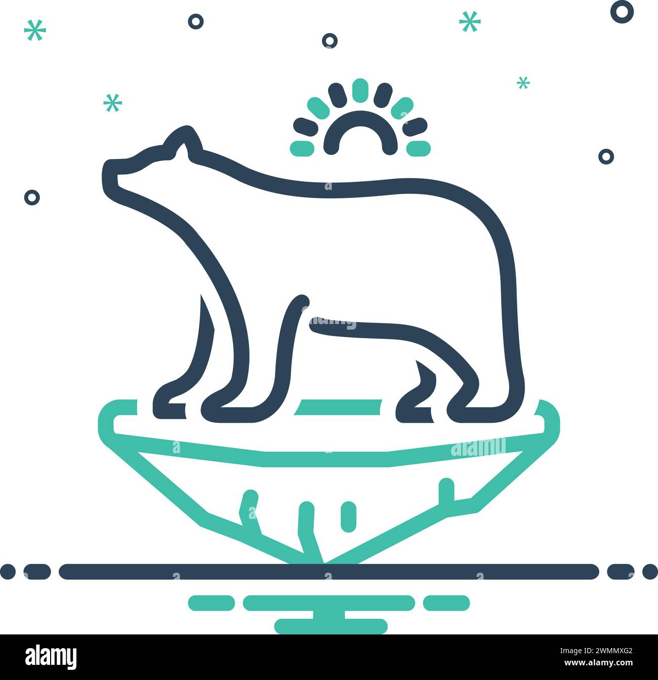 Icon for polar,polar bear Stock Vector Image & Art - Alamy