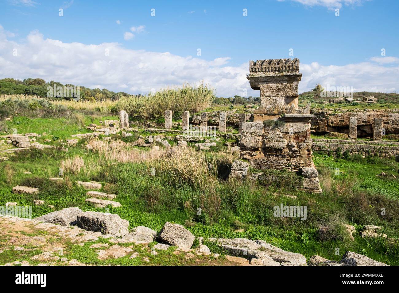 Syria, Amrit, archaeological site Stock Photo - Alamy