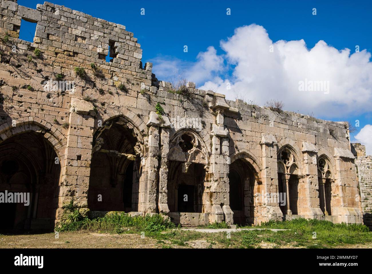 Syria, Krak des Chevaliers Stock Photo - Alamy