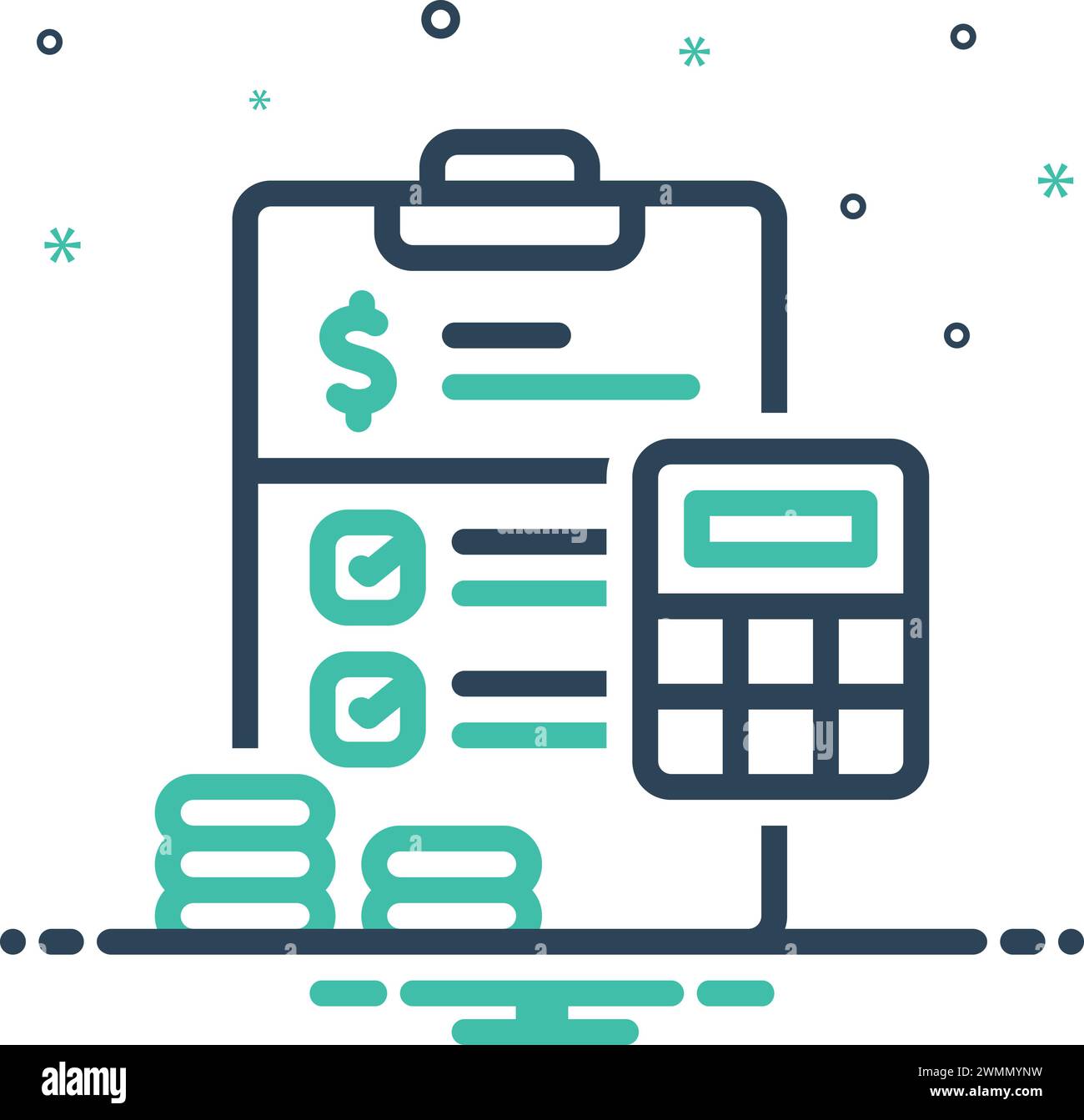 Icon for budget,financial plan Stock Vector Image & Art - Alamy