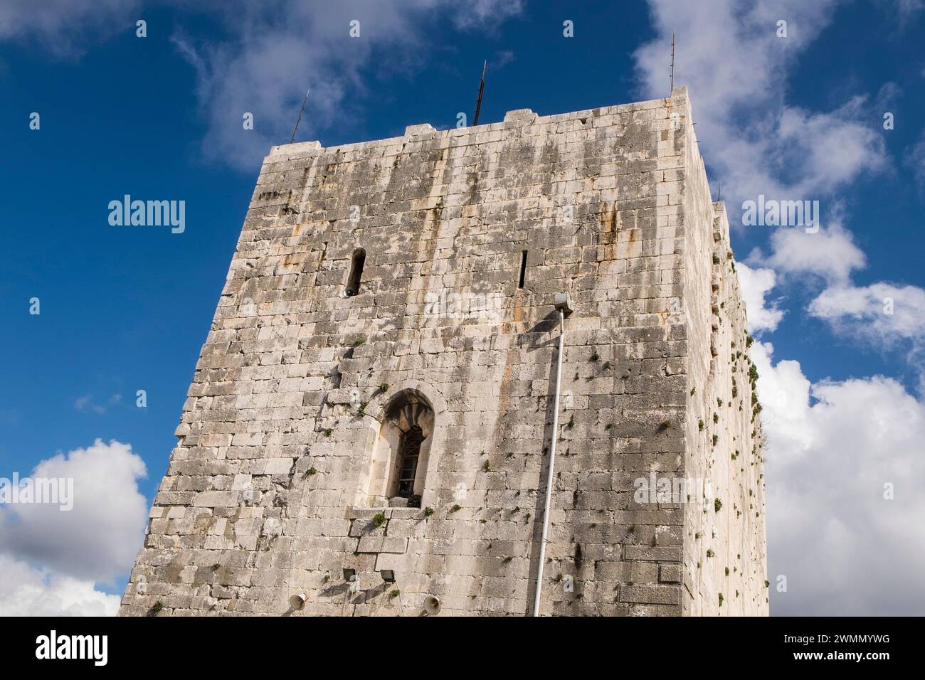 Syria, Safita tower Stock Photo - Alamy
