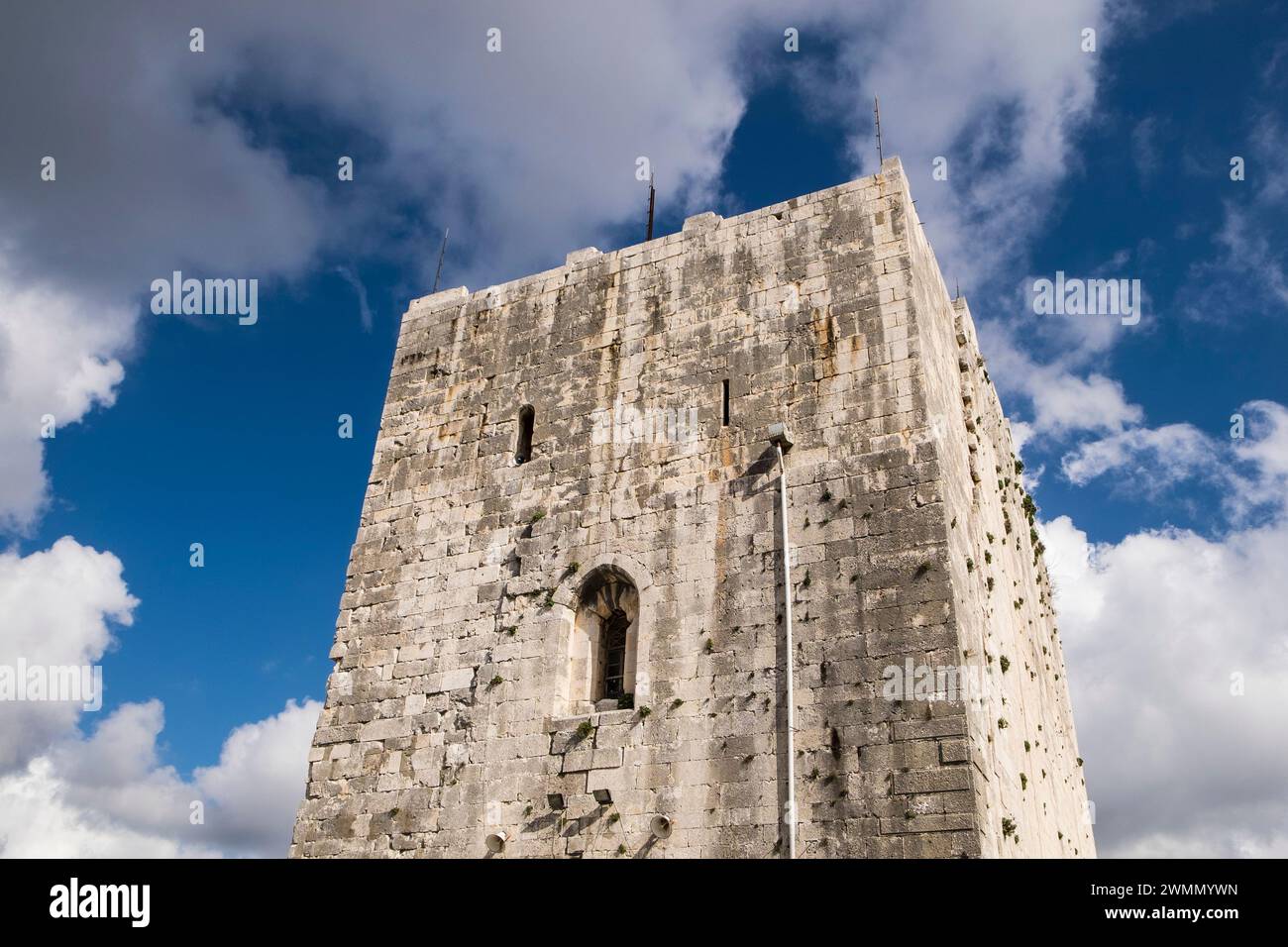 Syria, Safita tower Stock Photo - Alamy