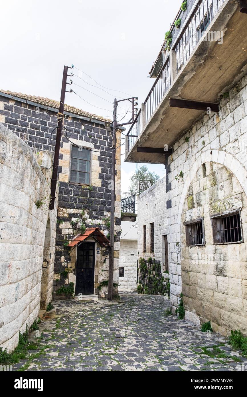 Syria, Safita tower Stock Photo - Alamy