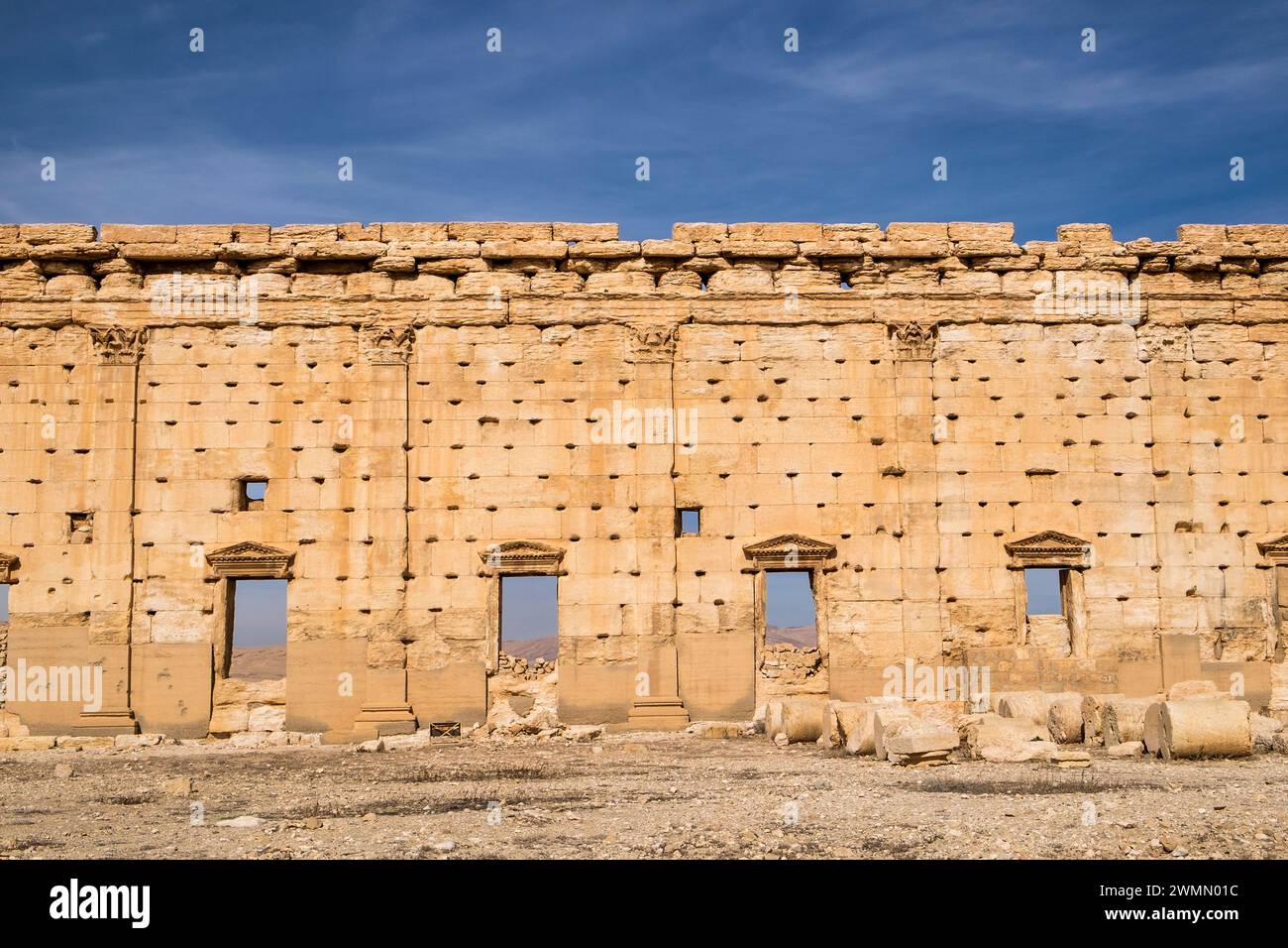 Syria, Palmyra, Ancient Ruins Stock Photo - Alamy
