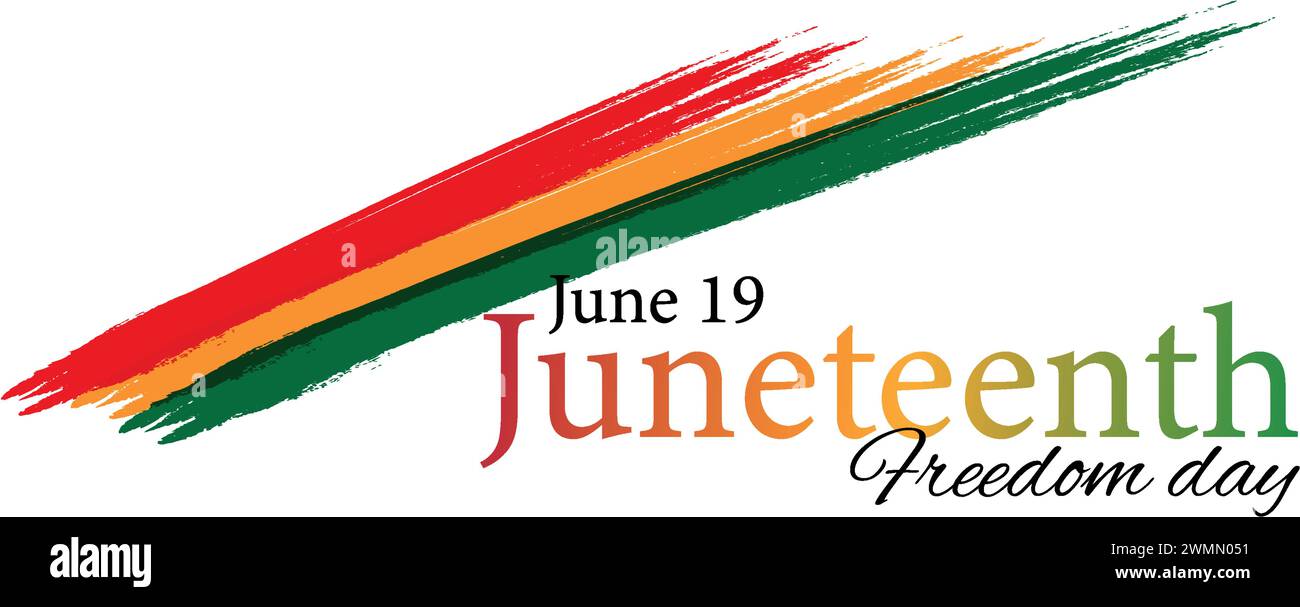 Juneteenth Freedom Day. June 19 African American Liberation Day. Black ...