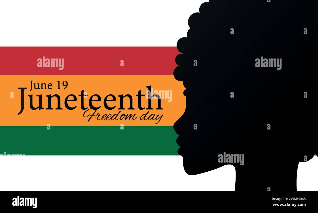 Juneteenth Freedom Day. June 19 African American Liberation Day. Black ...