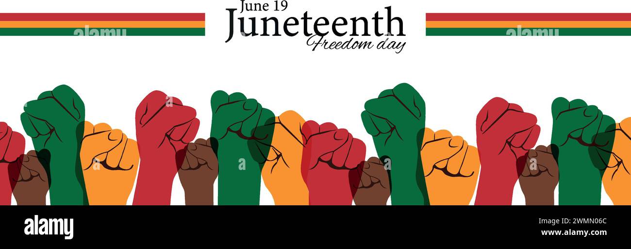 Juneteenth Freedom Day. June 19 African American Liberation Day. Black ...