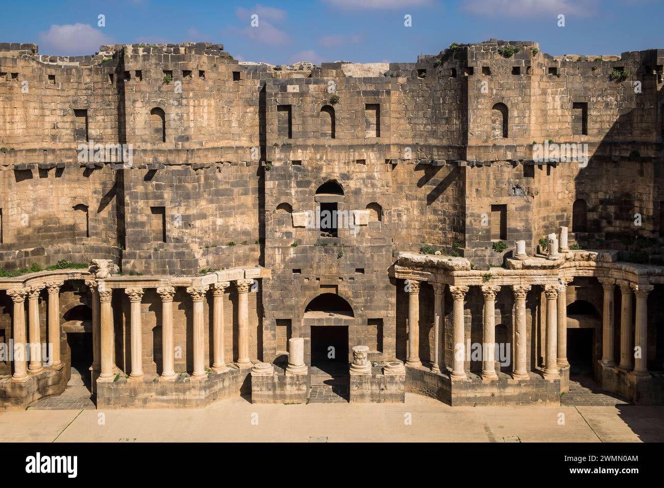 Syria, Bosra, Roman Theater Stock Photo - Alamy